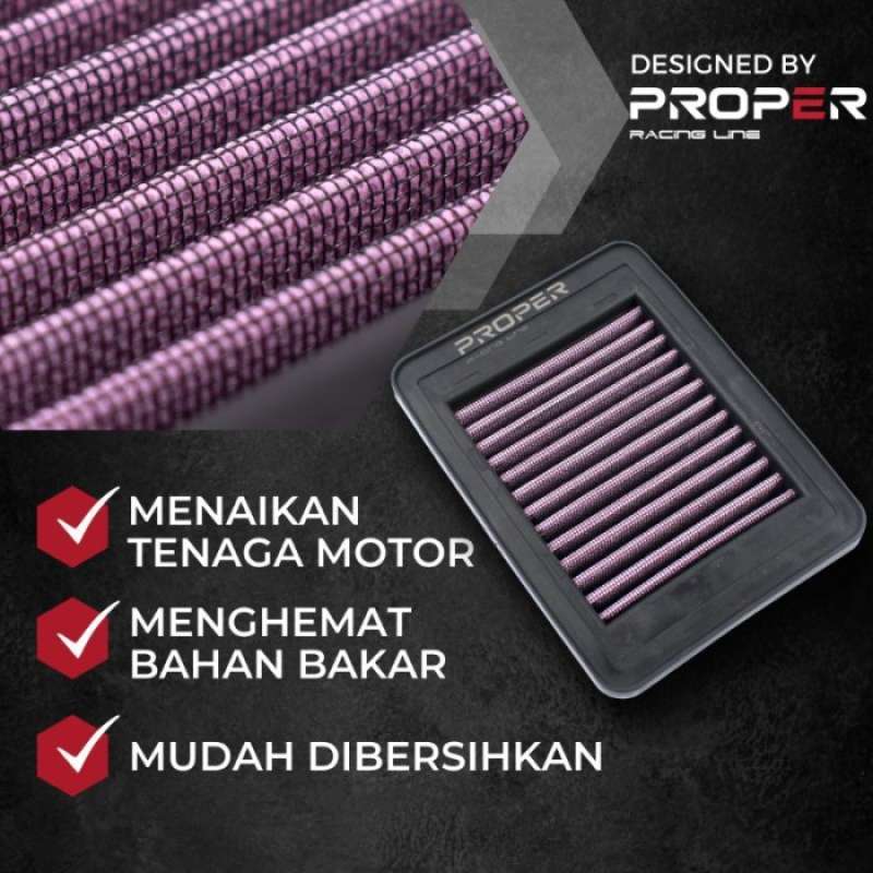 Promo Proper Racing Line Filter Udara Semi Racing Honda Scoopy 2013 ...