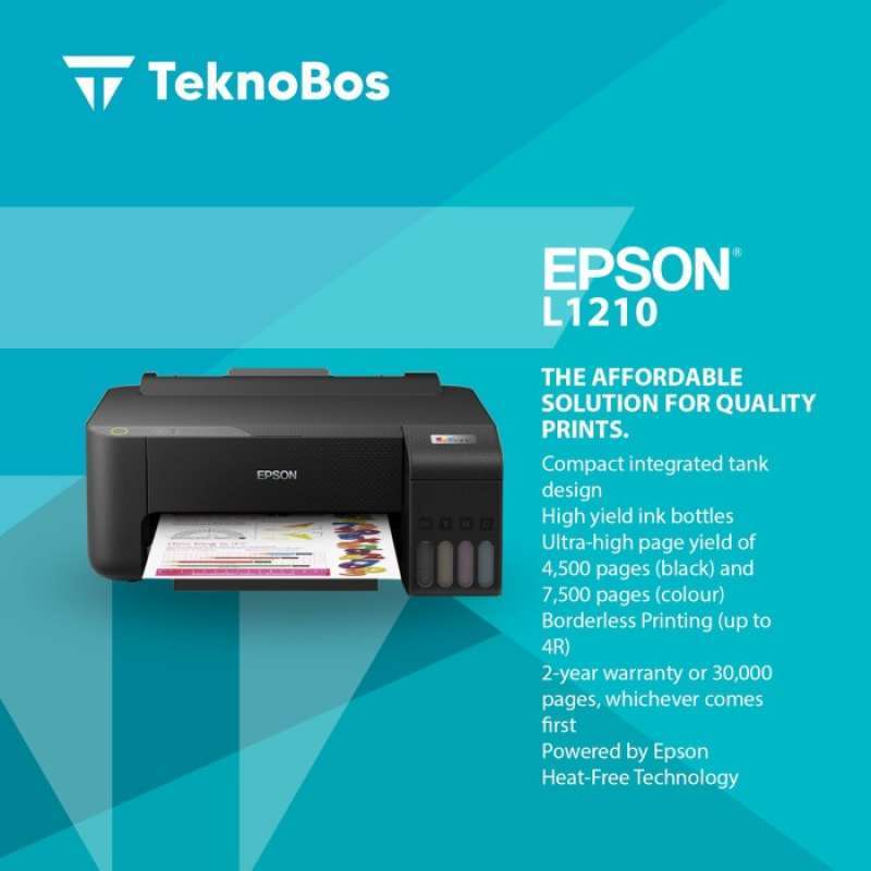 Promo Epson Ecotank L1210 Ink Tank Printer - Hitam Diskon 7% di Seller ...