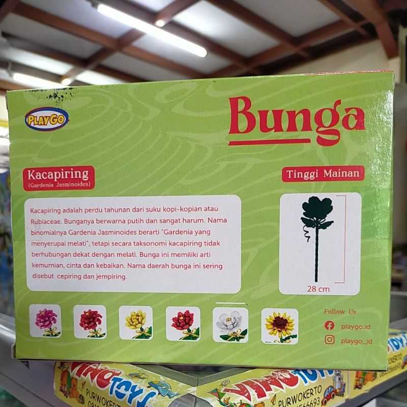 Jual Mainan Balok Brick Bunga Mawar Matahari Kacapiring Camellia Di ...