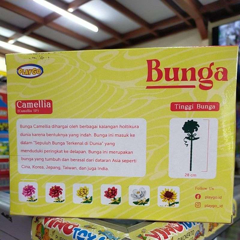 Jual Mainan Balok Brick Bunga Mawar Matahari Kacapiring Camellia Di ...