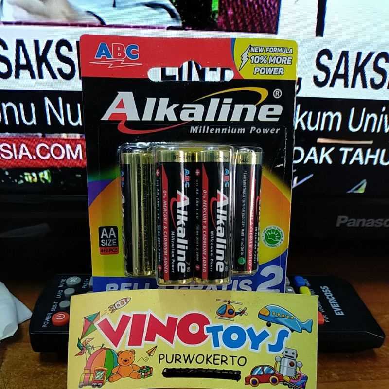 Jual Battery Batre Batray Baterai Abc Alkaline Millennium Power Isi 6 ...