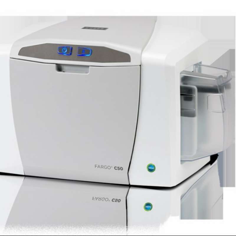 Promo printer id card Fargo c50 printer cetak kartu / id card printer ...