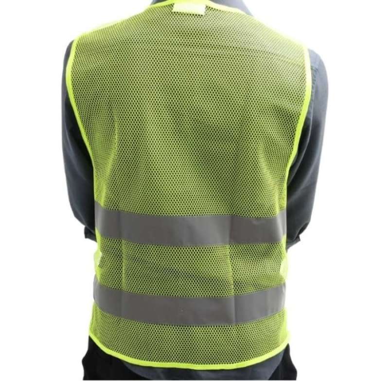 Promo Krisbow Safety Vest Rompi Pengaman Kerja Jaring Mesh Kuning Hijau ...