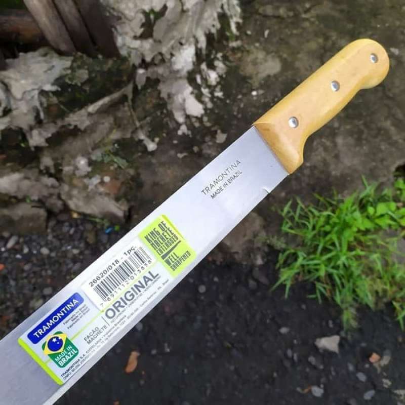 Promo Made in Brazil Tramontina Golok parang 45cm - Machete knife 18 ...