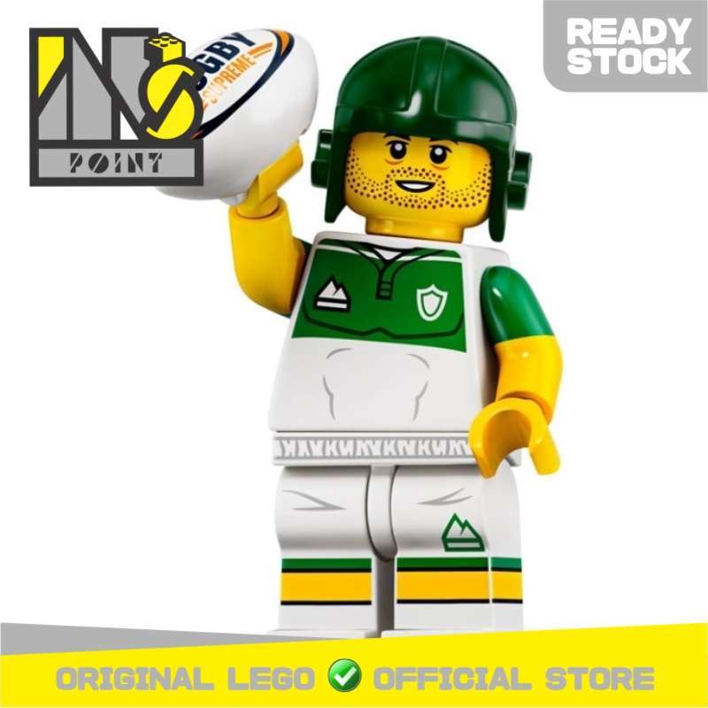 Jual LEGO 71025 - 13 - Minifigure Series 19 Rugby Player (MISP) di ...