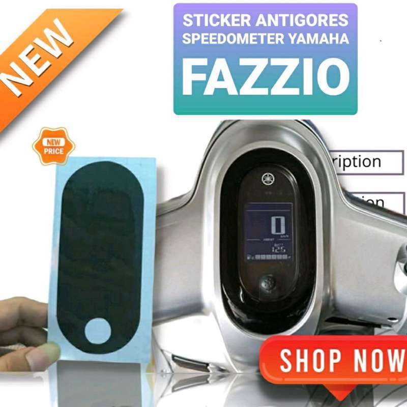 Jual Sticker Stiker Pelindung Antigores Speedometer Yamaha Fazzio Di ...
