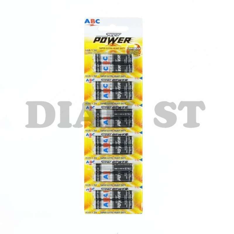 Jual Baterai Abc Super Power Aaa / A3 Battery 1,5 Volt - 12pc Di Seller ...