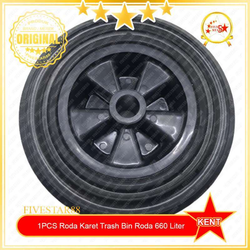 Promo Roda Bak Sampah Dorong 660l Roda Karet Trash Bin 8 Inch Roda Tong ...
