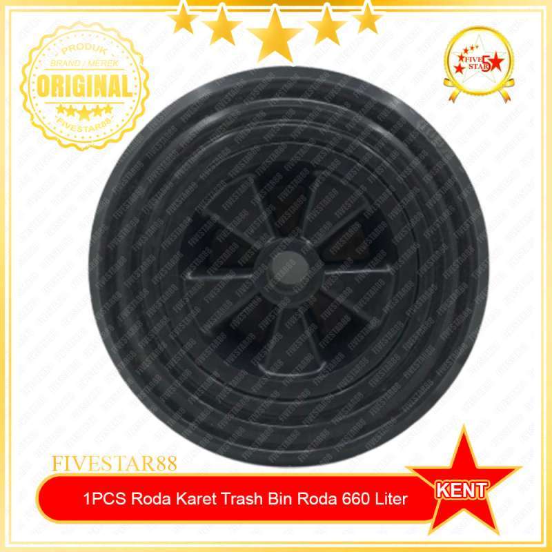 Promo Roda Bak Sampah Dorong 660l Roda Karet Trash Bin 8 Inch Roda Tong ...