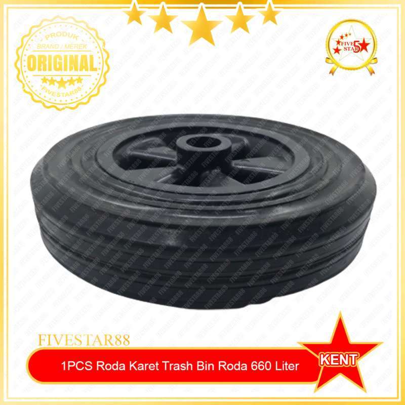 Promo Roda Bak Sampah Dorong 660l Roda Karet Trash Bin 8 Inch Roda Tong ...