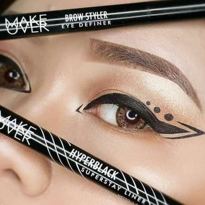 Jual MAKE OVER Hyper Black Superstay Liner di Seller Wukong Store ...