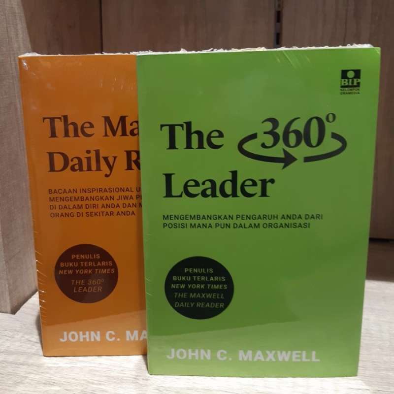 Promo Buku Leadership The 360 Leader & Maxwell Daily Reader John C ...
