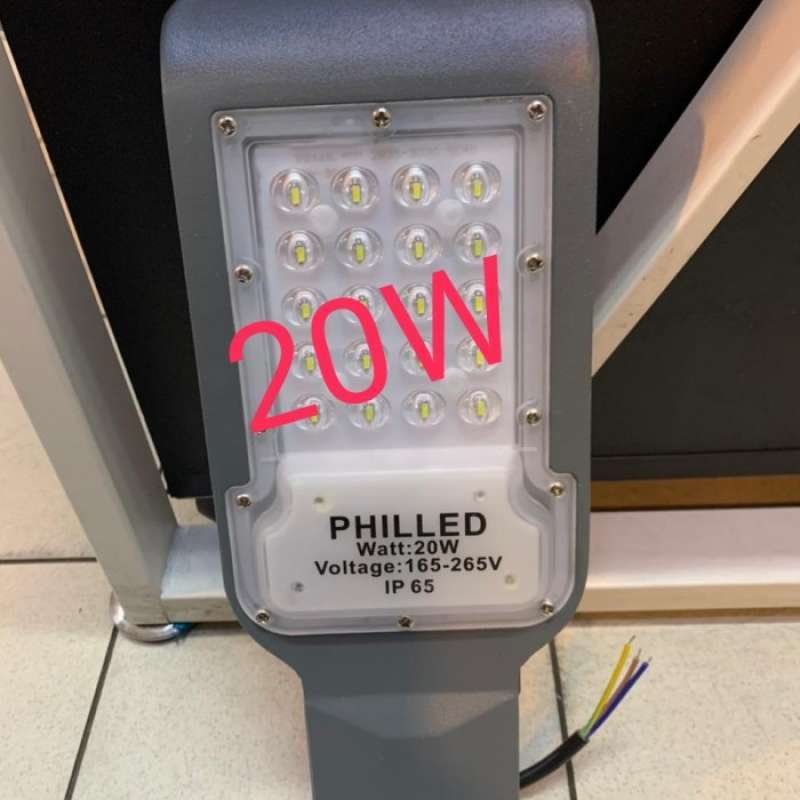Promo Pju Lampu Jalan Led 20W 20 Watt Listrik 220V Diskon 23% di Seller Sumber Rezeki ID ...
