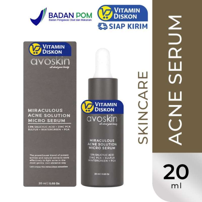 Promo MIRACULOUS ACNE SOLUTION MICRO SERUM 2O ML Diskon 23% di Seller Tunica Store - Kalibata ...