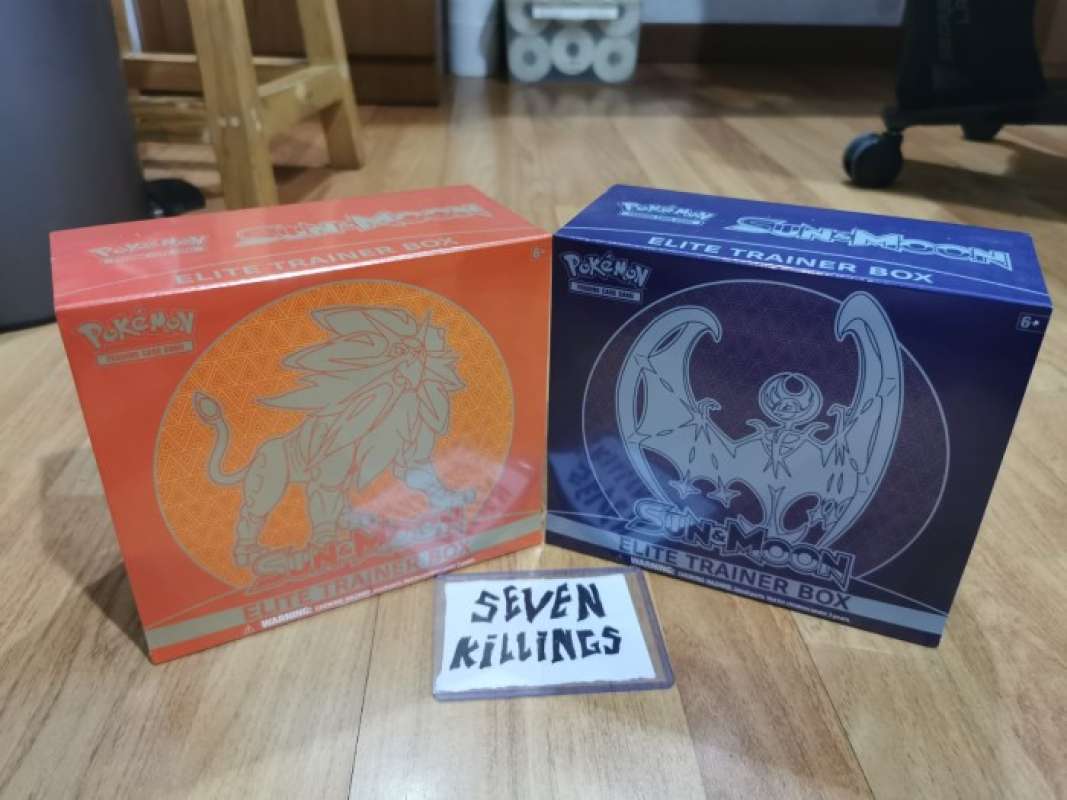 Jual Pokemon Card Sun And Moon Solgaleo Lunala Elite Trainer Box Etb ...