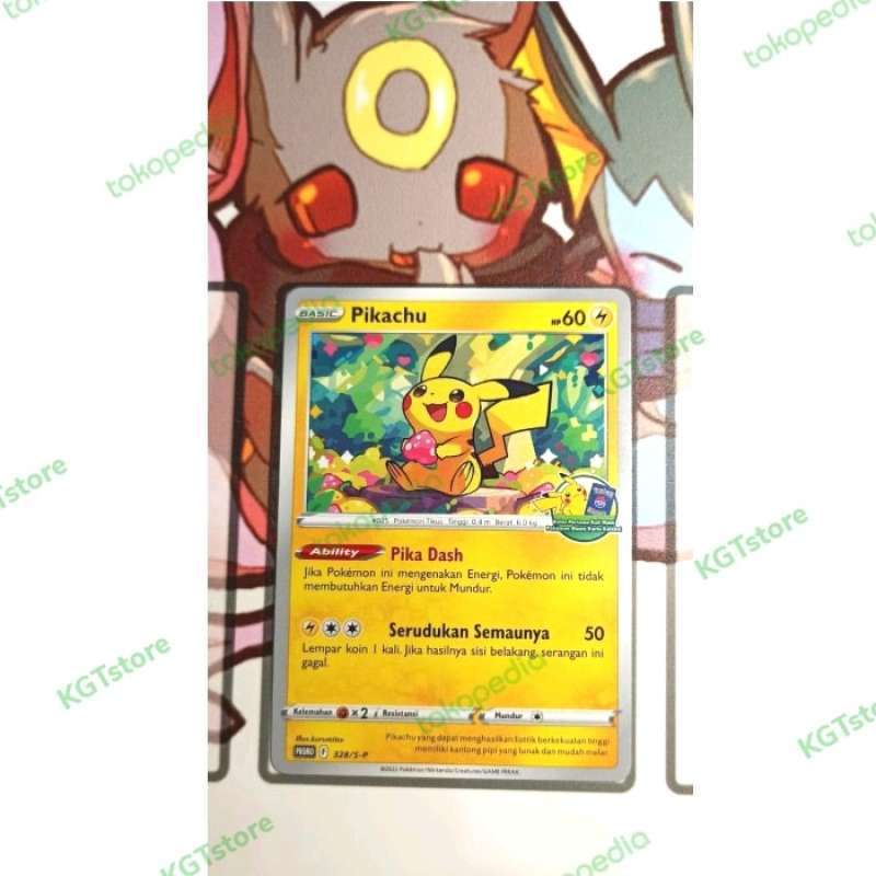 Promo Pikachu Promo Card Kelas Pertama Kali Main Pokemon TCG | 328/S-P ... Promo Pikachu Promo Card Kelas Pertama Kali Main Pokemon TCG | 328/S-P ...