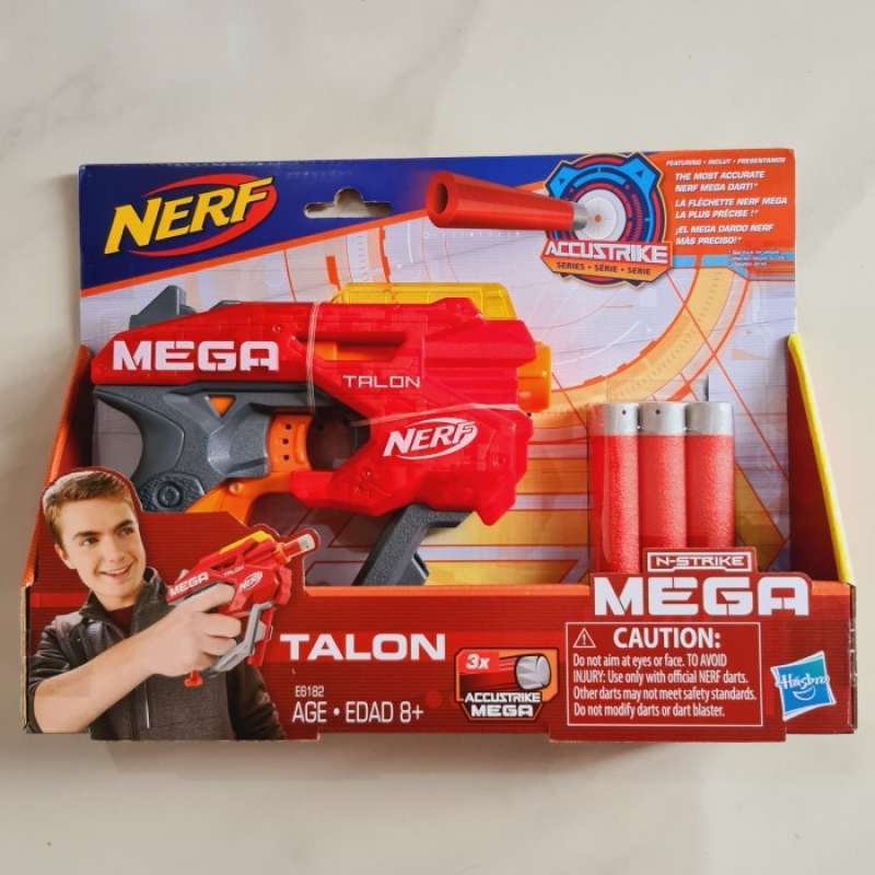 Promo Nerf N Strike Mega Talon E6182 Original Hasbro - Pistol Mainan ...