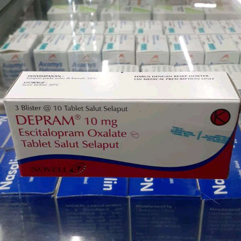 Jual Depram 10mg Per Box Isi 30 Tablet Original(resep Dokternya Foto ...