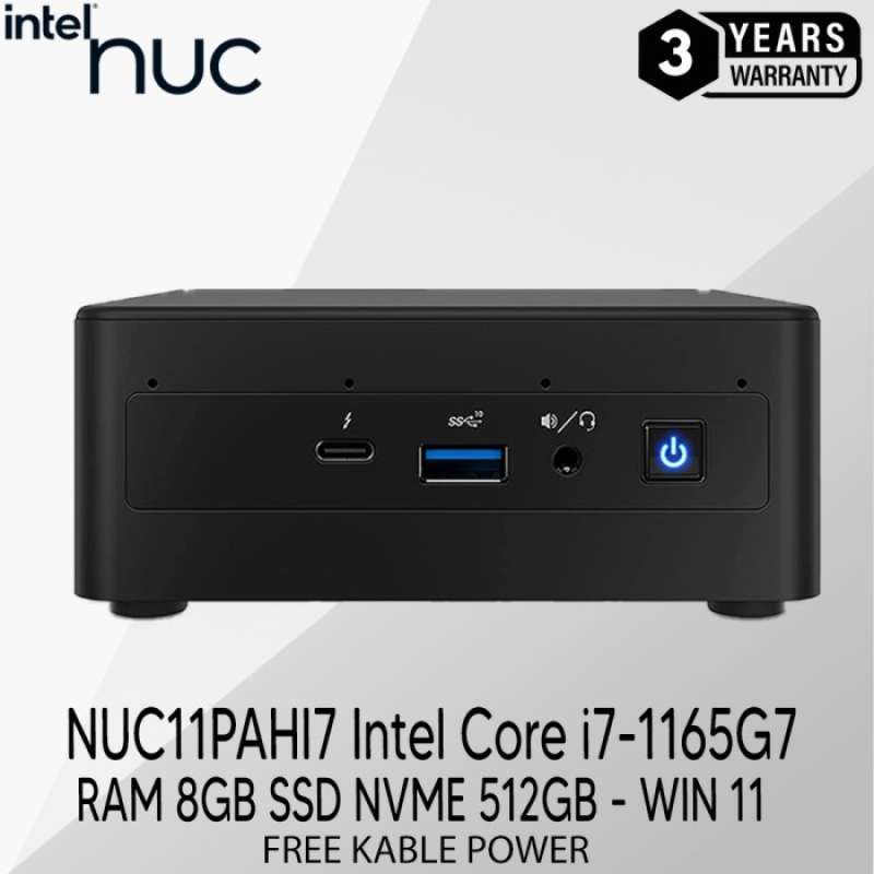 Promo Paket Intel Nuc11pahi7 Intel Core I7-1165g7 Ram 8gb Ssd 512gb ...