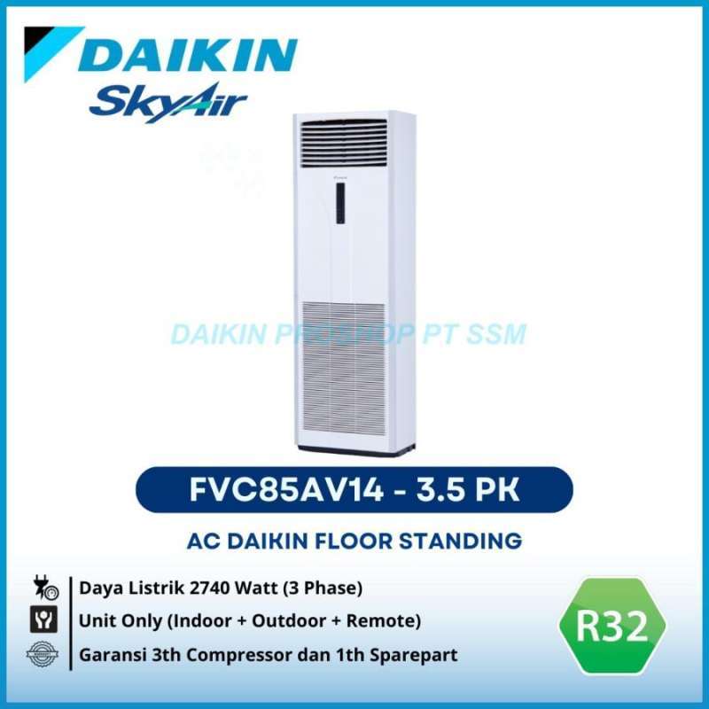 Jual Ac Daikin Floor Standing 3.5pk 3phase Type Fvc85av14 - Malaysia Di Seller Pt Ssm Official ...