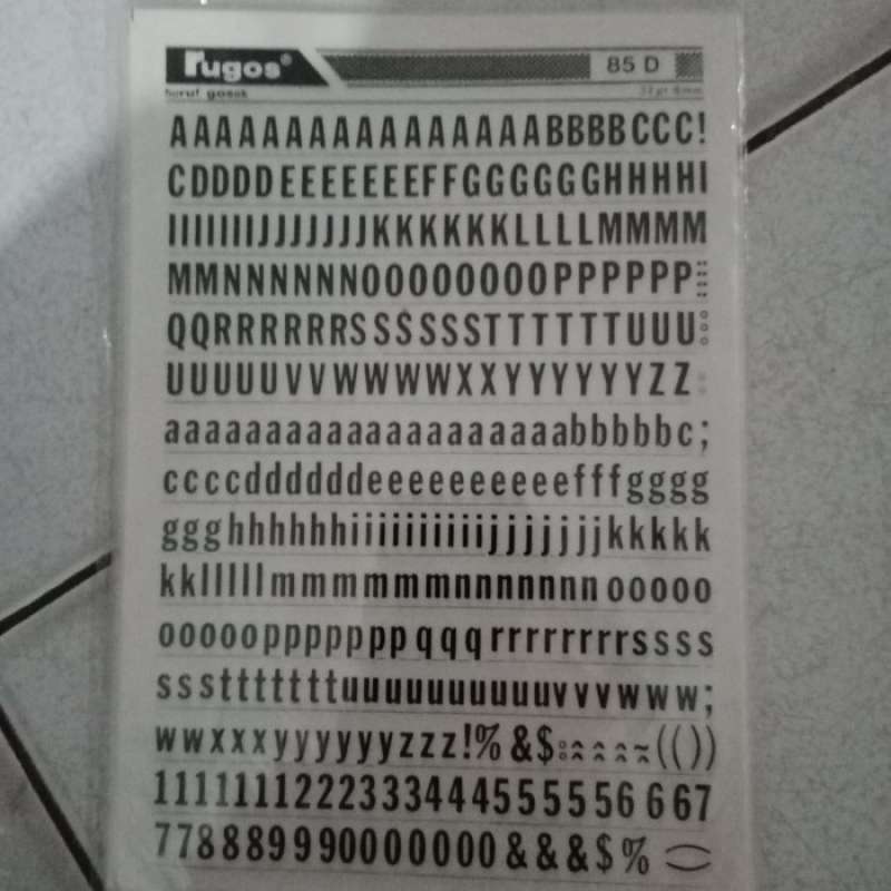 Jual Rugos Huruf Tempel di Seller Broman - Sutawinangun, Kab. Cirebon ...