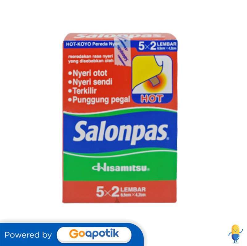 Jual Salonpas Hot 5 X 2 Lembar Box 10 Sachet Di Seller Apotek Garuda ...