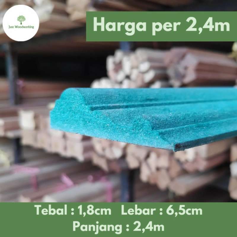 Promo JU-A13 LIST PROFIL HMR HIJAU WALL MOULDING WAINSCOTING WALL PANEL ...