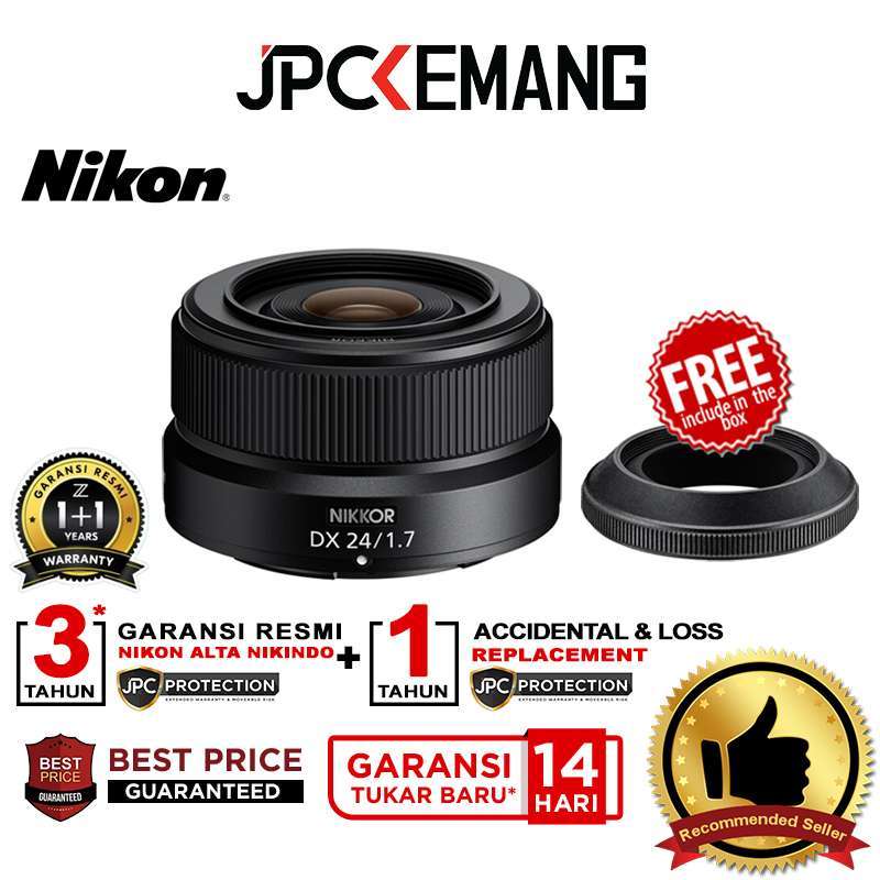 Promo Jpc Kemang Nikon Z 24mm F1.7 Dx Lensa Nikkor Z 24 Mm F/1.7 ...