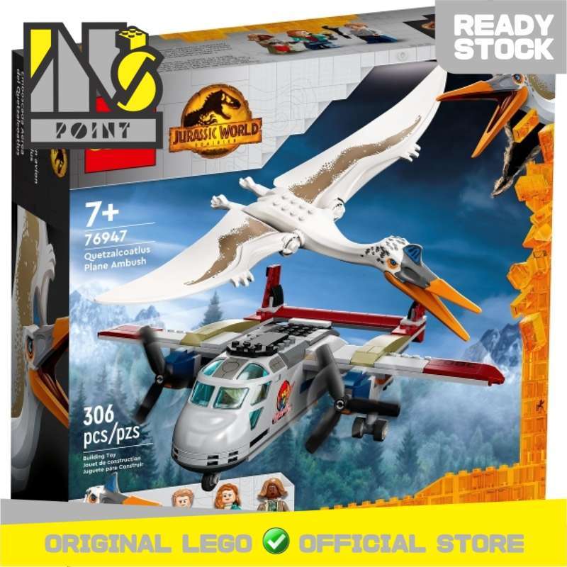Promo Lego 76947 - Jurassic World - Quetzalcoatlus Plane Ambush Diskon ...