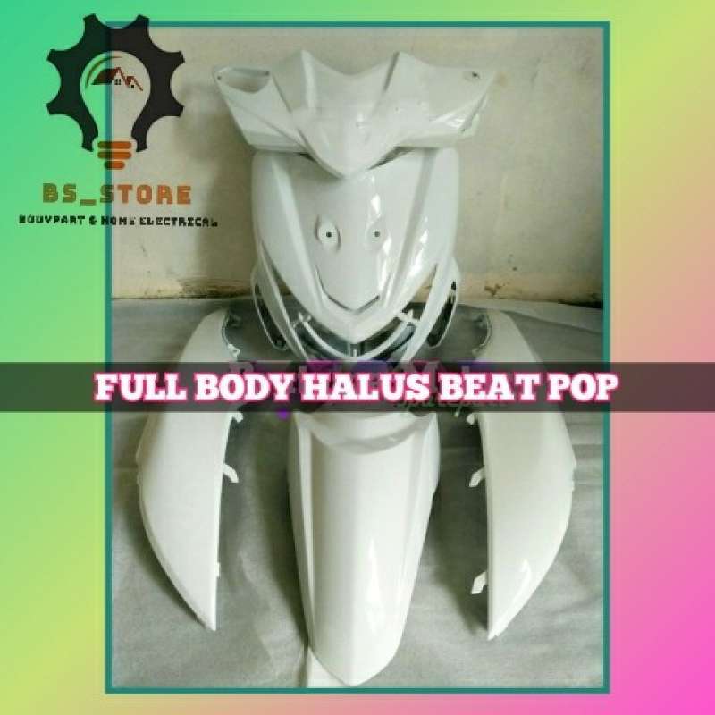 Promo Full Body Honda Beat Pop Putih | Full Body Halus Beat Pop Putih ...