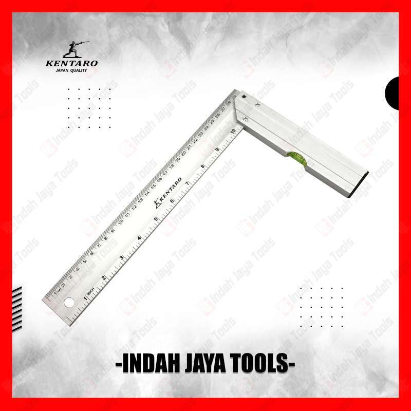 Jual Kentaro Siku Tukang Aluminium 12 Inch - Pasekon Penggaris Ukur 30 ...