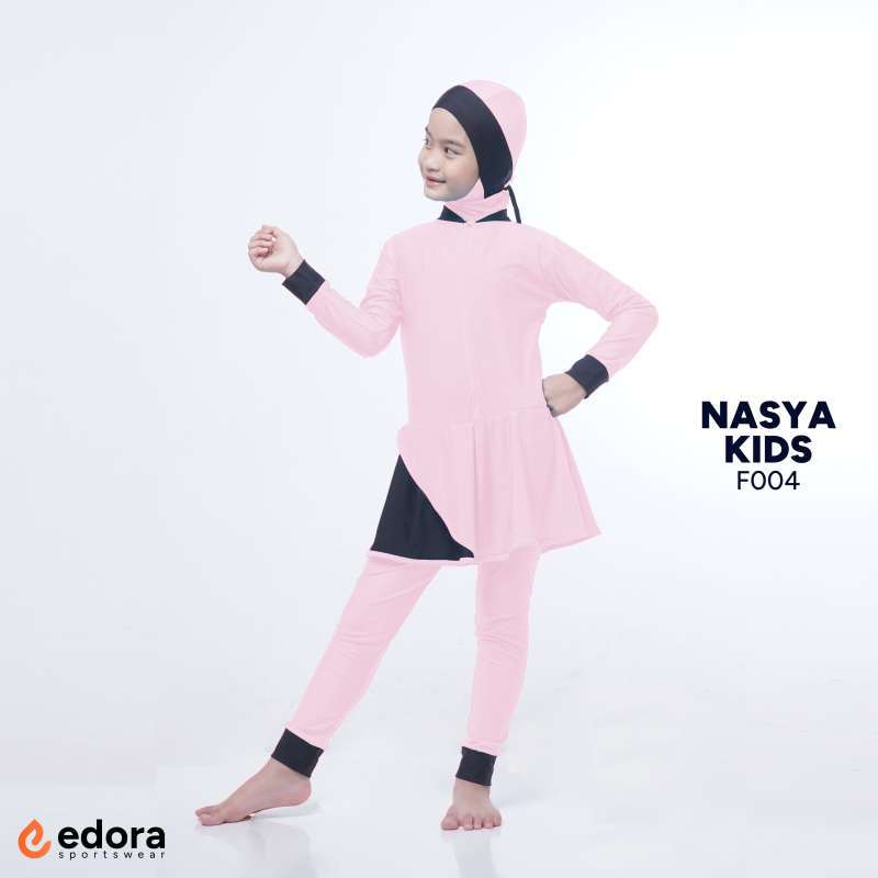 Promo Edora Sportswear Baju Renang Muslim Anak Sd Usia 6-11 Tahun Nasya ...