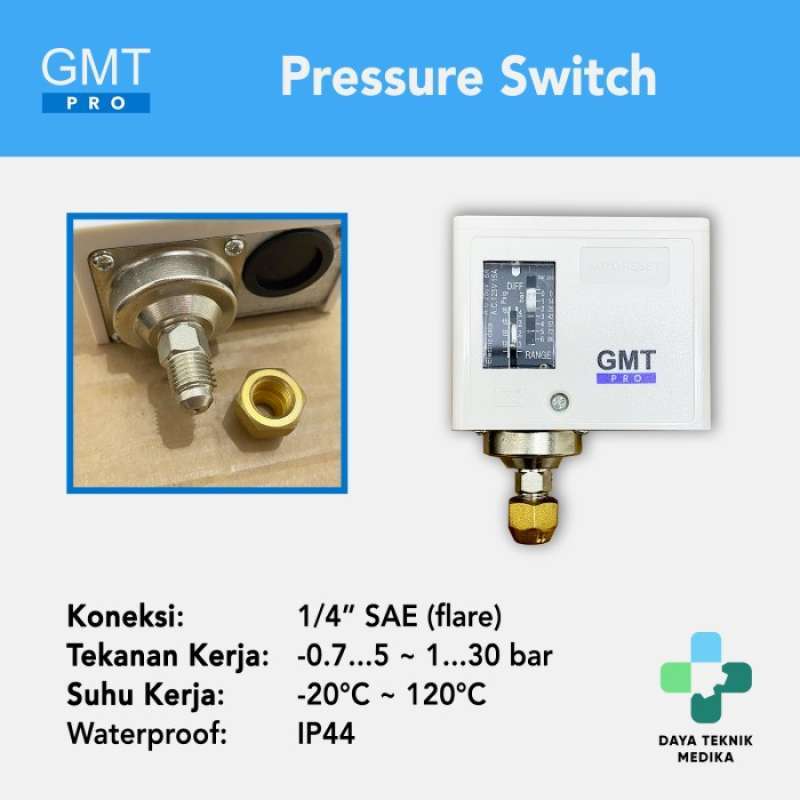 Promo GMT Pressure Switch 6 Bar - SNS C106X - Automatic Pressure ...