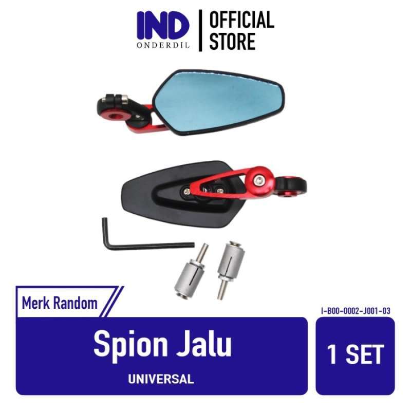 Promo Spion-Sepion Jalu Oval Full CNC Untuk Semua Jenis Motor-Universal - Merah Diskon 23% di ...