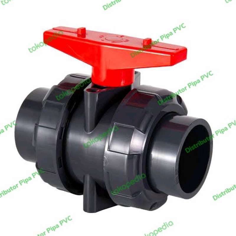 Promo True Union Ball Valve PVC 2 inch DN50 ANSI/JIS Fitting PVC Pipa Diskon 23% di Seller ...