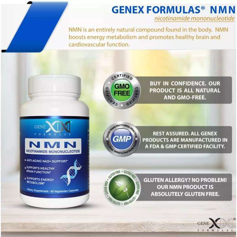 Jual Genex Nmn Nicotinamide Mononucleotide 250mg 60 Capsule Genex ...