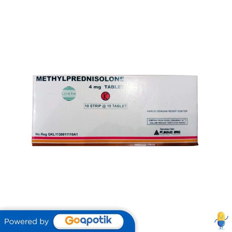 Jual Methylprednisolone Molex Ayus 4 Mg Box 100 Tablet Di Seller Apotek ...