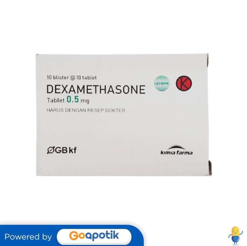 Jual DEXAMETHASON KIMIA FARMA 0.5 MG BOX 100 TABLET di Seller Apotek ...