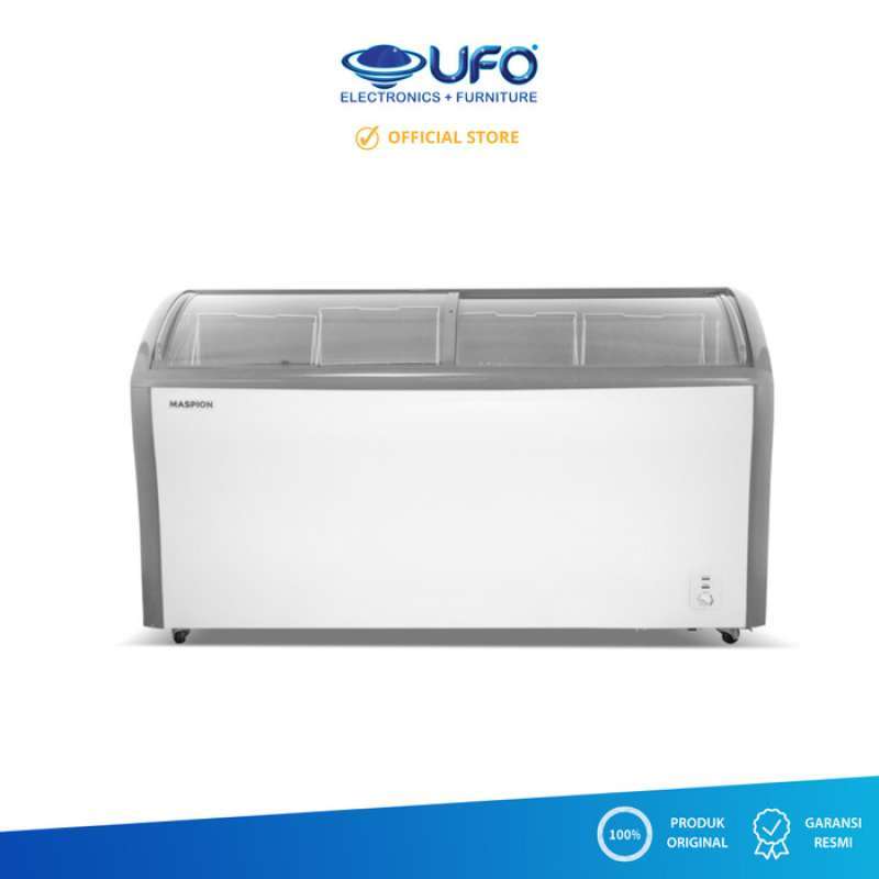 Promo Maspion Mfi580c Freezer Box Kaca Kapasitas 580 Liter Diskon 23% ...