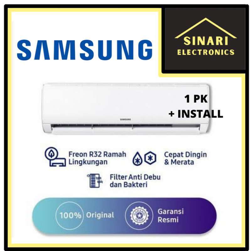 Promo AC SAMSUNG 1 PK R32 Split Standart + INSTALL Diskon 23% di Seller Indah Jaya Mandiri ...