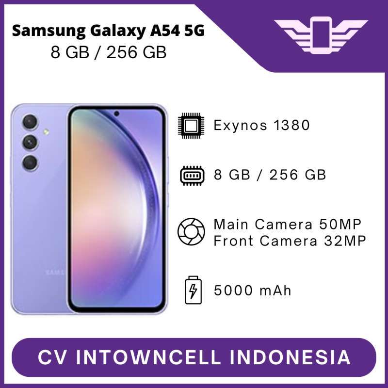 Jual SAMSUNG GALAXY A54 5G 8/256GB - GARANSI RESMI di Seller CV INTOWN CELL INDONESIA Official ...