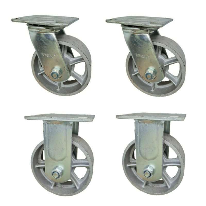 Promo Roda Besi Heavy Duty 5 (2hidup 2mati) Toyoda Diskon 23% Di Seller ...