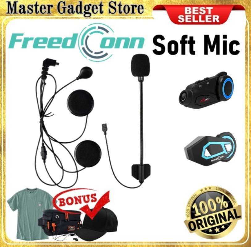 Promo Speaker Soft Hard Mic Intercom Full Face Freedconn R1 Plus Kypro ...