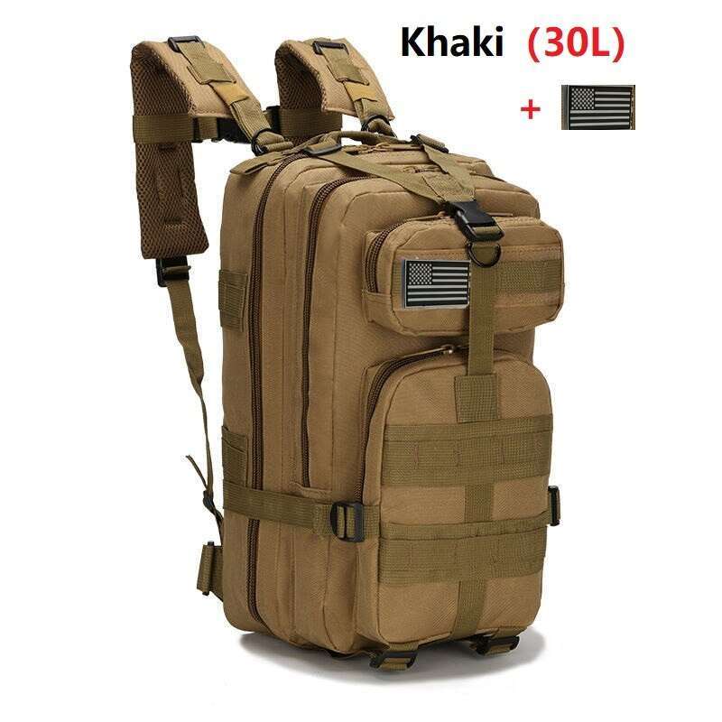 Promo 30L;/50L Large Capacity Men Army Military Tactical Backpack 3P Softback Outdoor Waterproof ...