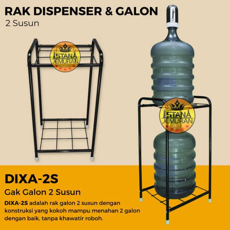Jual Rak Galon Air Minum 2 Susun Rak Dispenser dan Magicom Besi ...