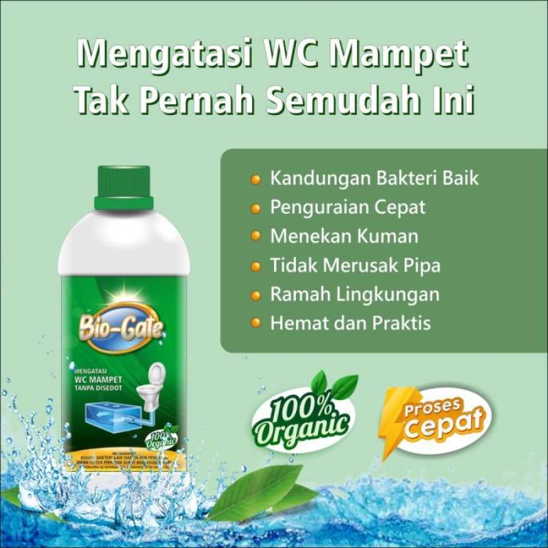 Promo Limbah Biogate Kotoran Dan Atau Toilet Wc Pengurai Tinja Bakteri ...