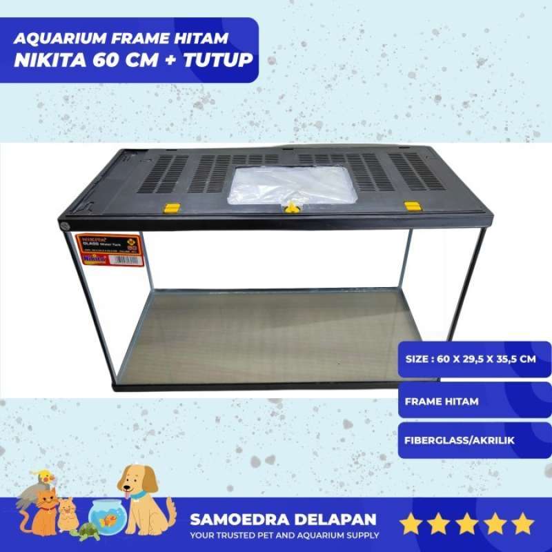 Promo AQUARIUM 60 CM NIKITA AQUARIUM AKRILIK AQUARIUM & TUTUP SIZE 60 GOJEK Diskon 23% di Seller ...