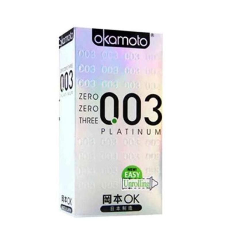 Jual Kondom Okamoto 003 Platinum Isi 10 - Alat Kontrasepsi - Di Seller ...