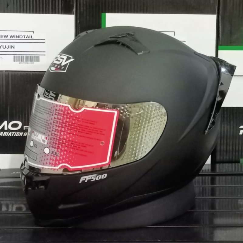 Promo Helm Full Face - Rsv Ff500 Black Doff - Paket Ganteng - Plus ...
