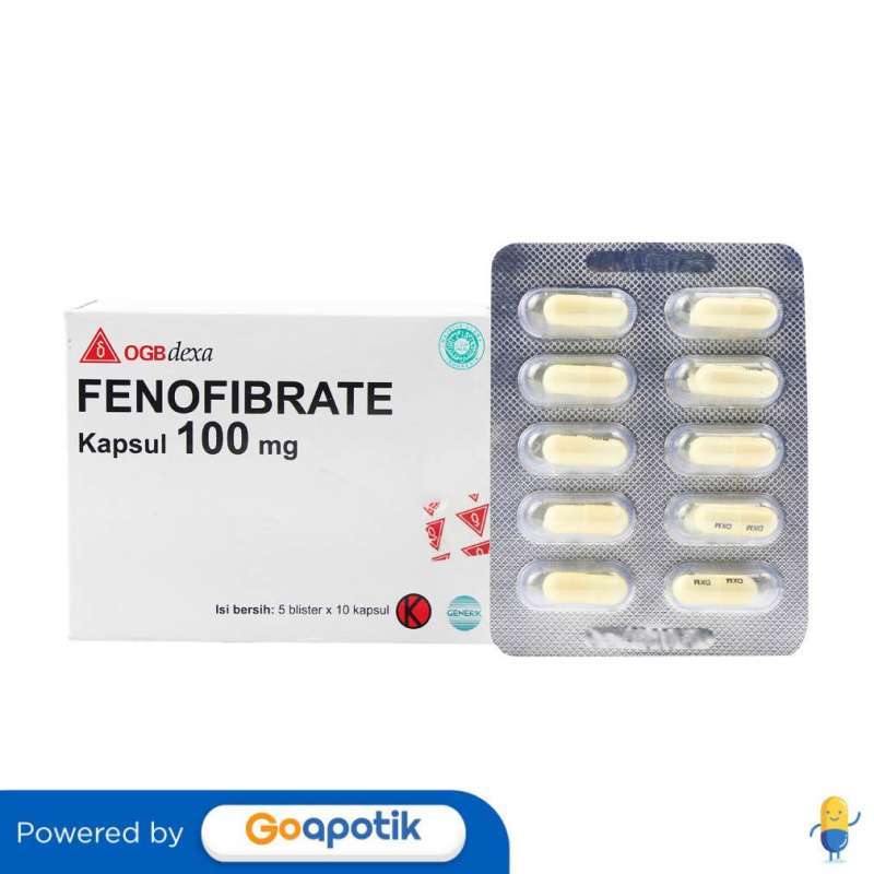 Jual FENOFIBRATE OGB DEXA MEDICA 100 MG BOX 50 KAPSUL di Seller Apotek ...